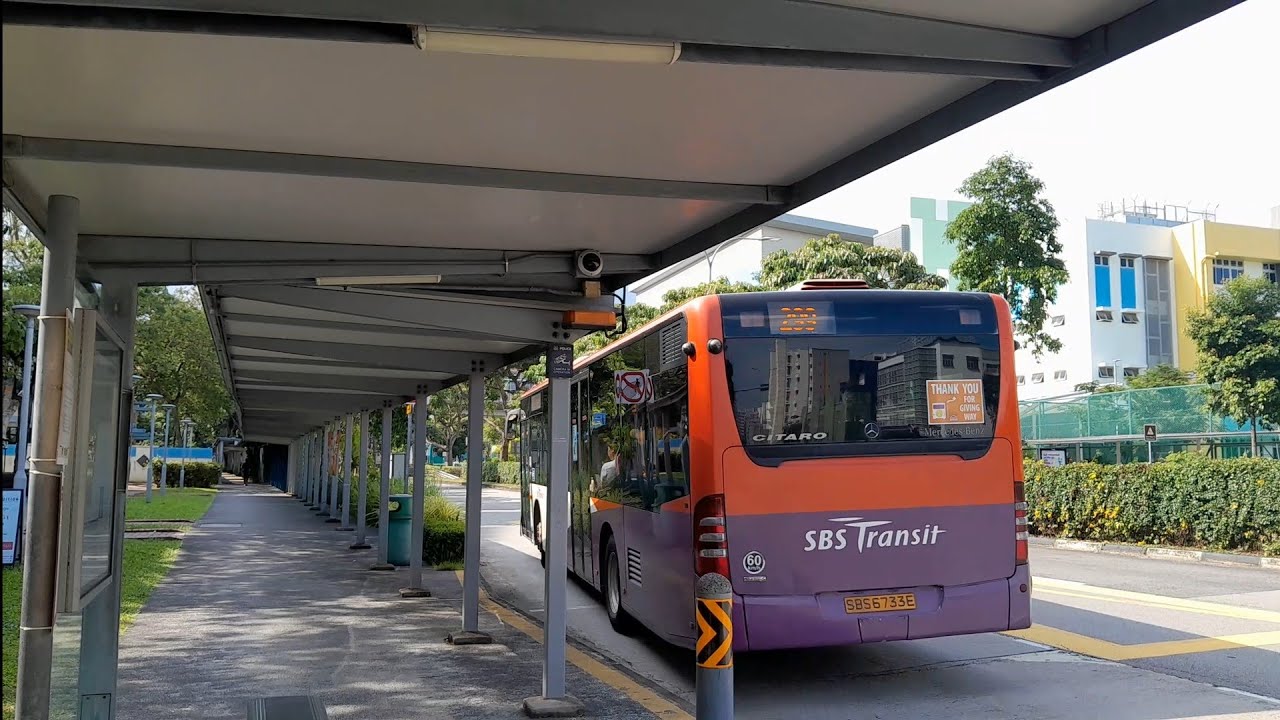 SBS Transit: [SBS6733E] On Service 299 Departing Blk 801 Bus Stop Along ...