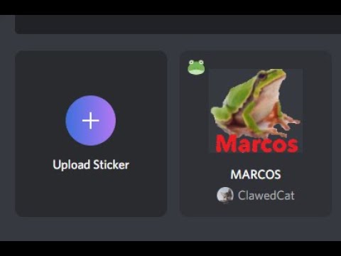 How To Upload STICKERS To Discord! (new update) - YouTube