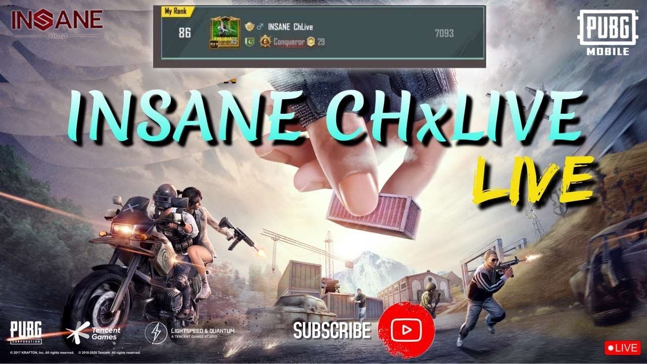 PUBG Live Gameplay || Top 100 Done || Representing Pakistan || INSANE ...