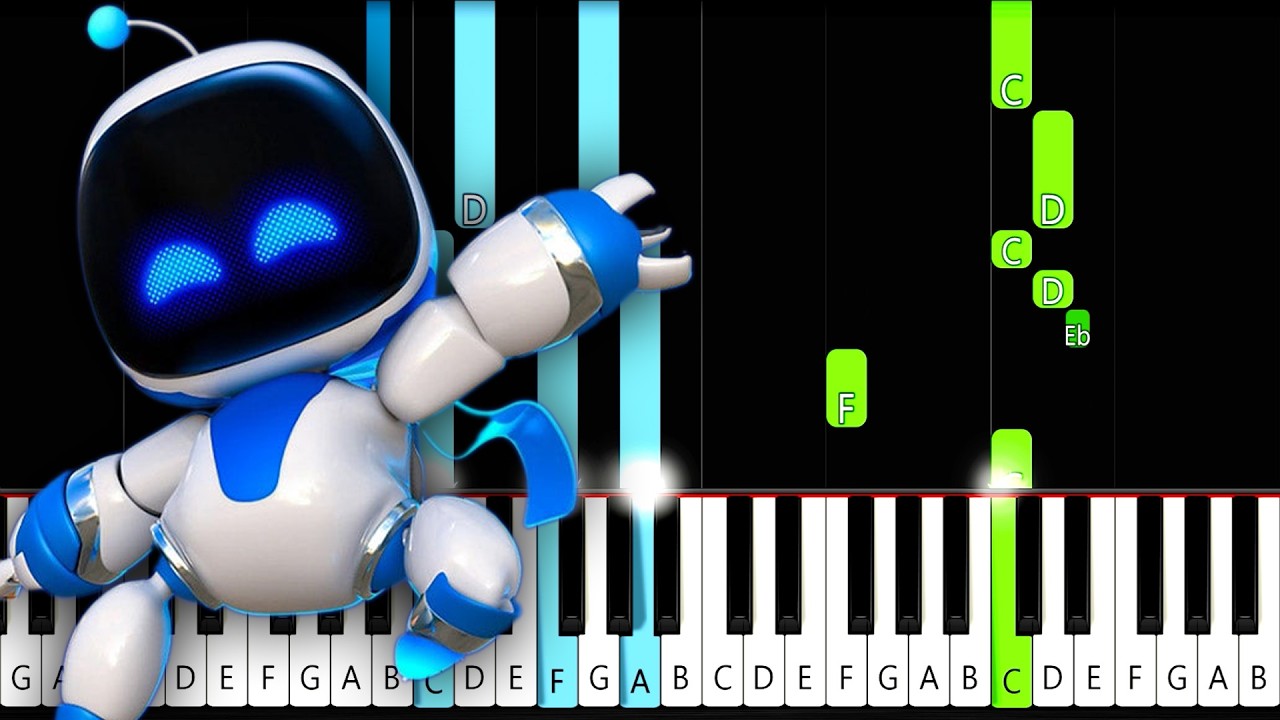 Astro Bot Theme (I Am Astro Bot) - Piano Tutorial - YouTube
