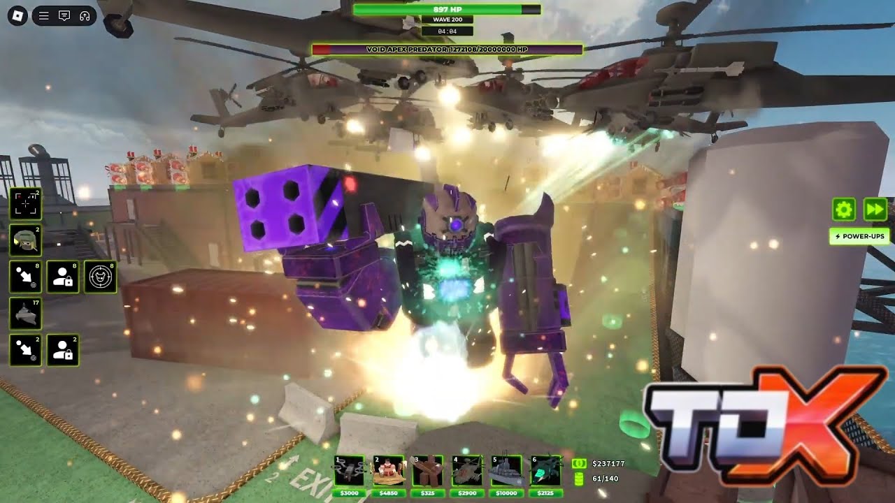 Beating Void Apex Predator In Tower Defense X Endless Mode - YouTube