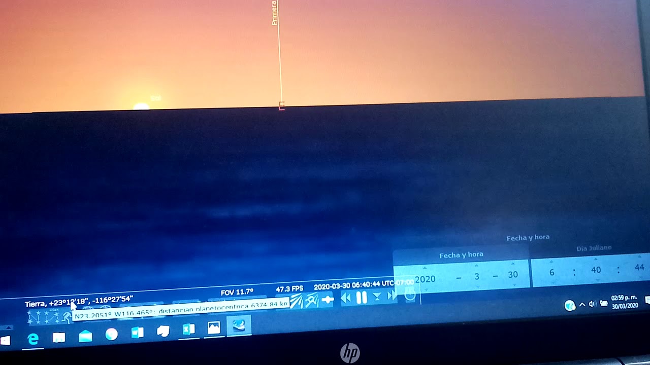 Cálculo del azimut del sol por la amplitud - YouTube