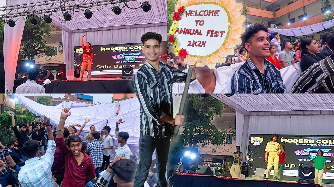 College Annual Fest Celebration 2K24 😍 - YouTube