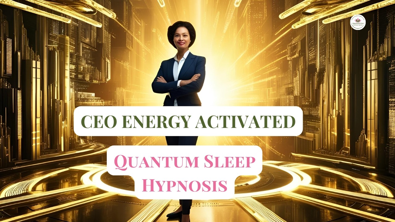 Quantum Sleep Hypnosis – Step Into Your CEO Energy Black Screen # ...