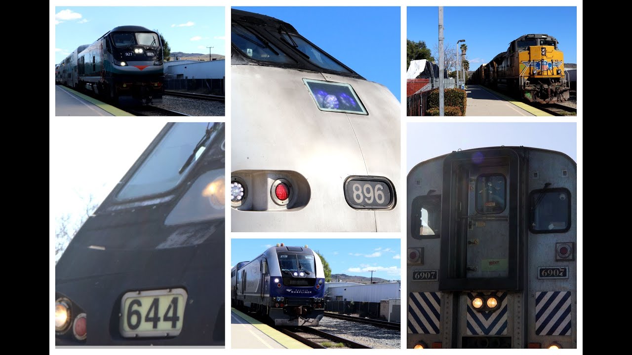 Moorpark Mondays Episode 4 in 4K: UP 9068, SCAX 896, Amtrak and More! - YouTube
