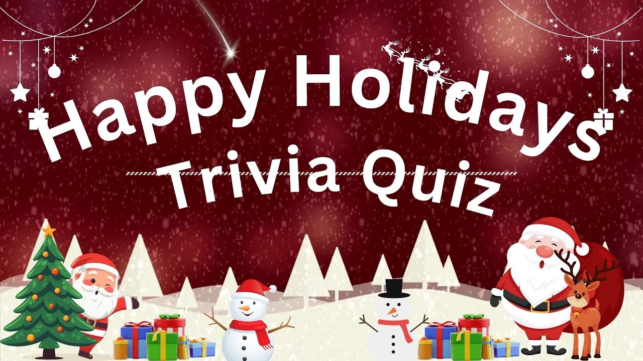 Trivia Quiz: Christmas, Hanukkah, Kwanza around the World. - YouTube