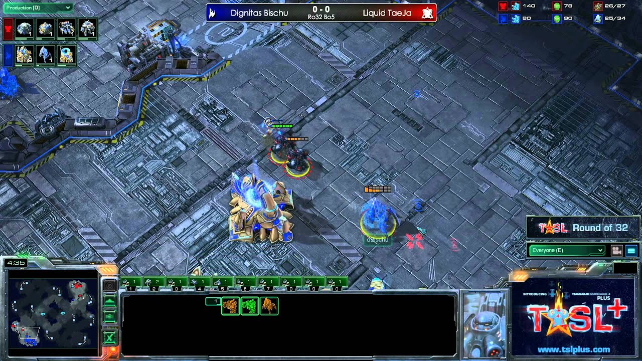 Game 1 - Liquid`TaeJa vs Dignitas.Bischu - TSL4 Ro32 Match 13 - YouTube