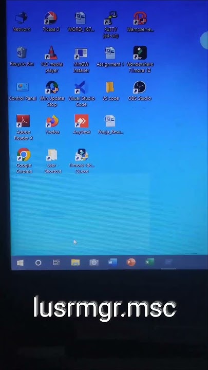 Command to open Local users and groups | lusrmgr | #command #tech #shorts - YouTube