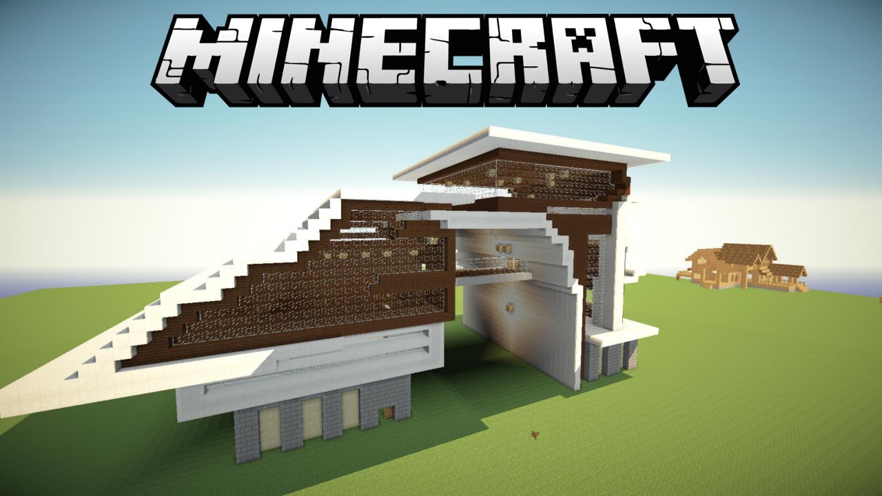 Minecraft Insane Modern House Showcase (1.8.7) June 2015 - YouTube