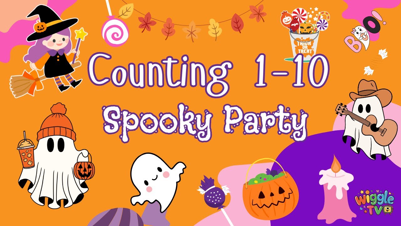 Number Song Counting 1-10/ Spooky PARTY COUNTING NUMBERS 1-10 FOR KIDS ...