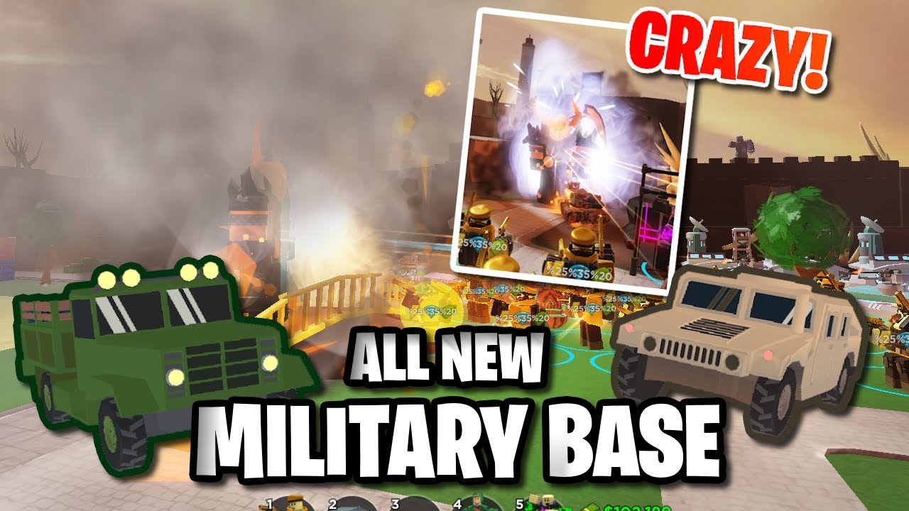 NEW TDS MILITARY BASE REWORK (THE BOSS WAS FUMING)! [ROBLOX Tower ...