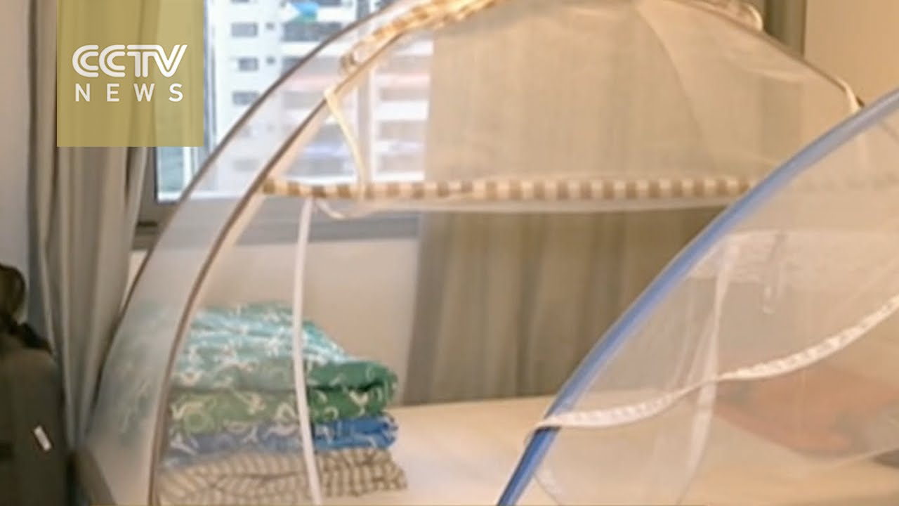 Chinese mosquito nets defense against Zika become popular in Rio - YouTube