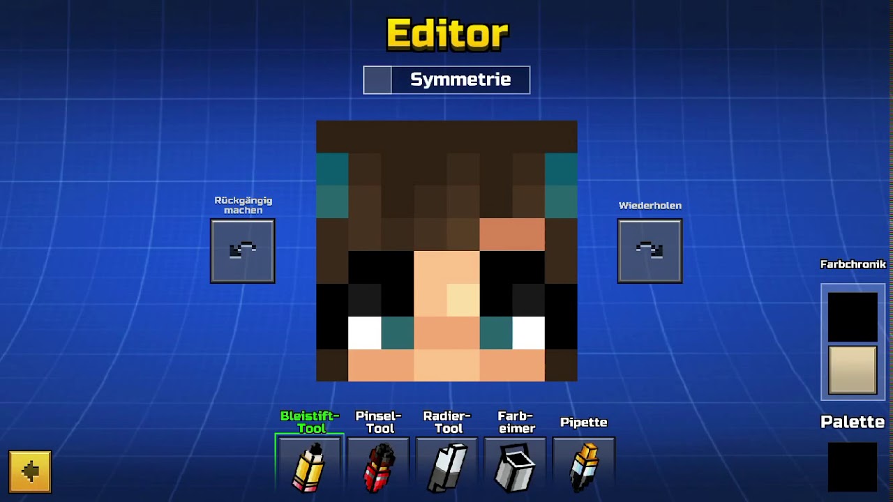 pixel gun 3d cool girl skin - YouTube