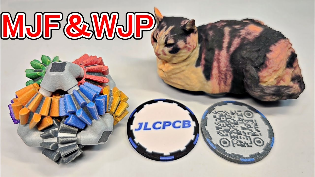 フルカラー3Dプリンターを試してみよう！JLC3DP Full-color 3D Printing MJF&WJP - YouTube
