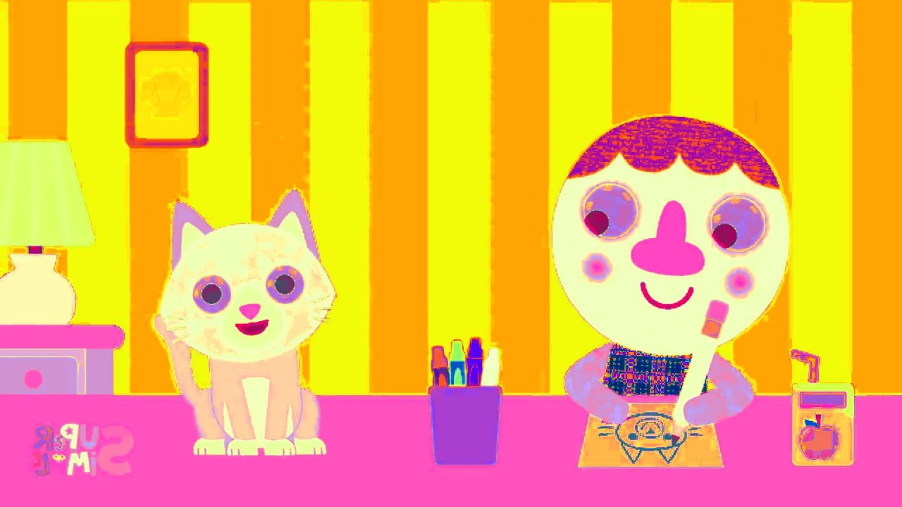 my quiet cat says meow meow Noodle & Pals super sparta pitch Effects ...