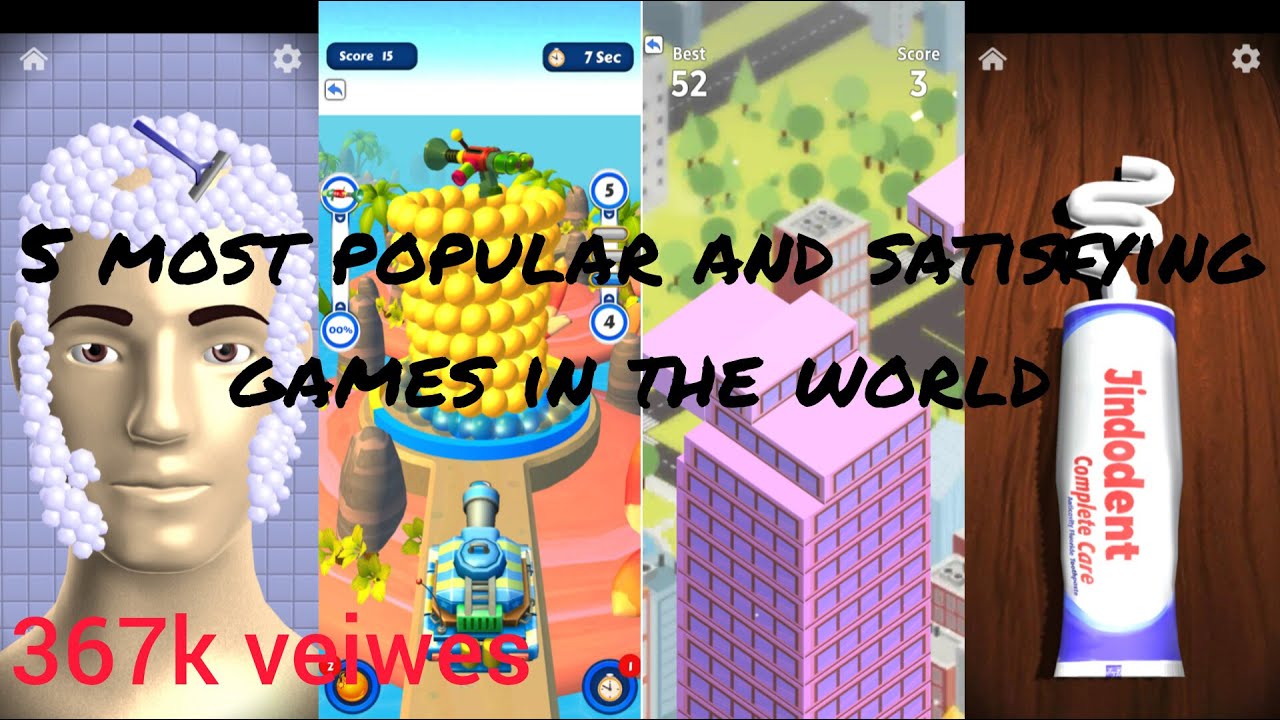 Top 5 Most satisfying games #video #games - YouTube