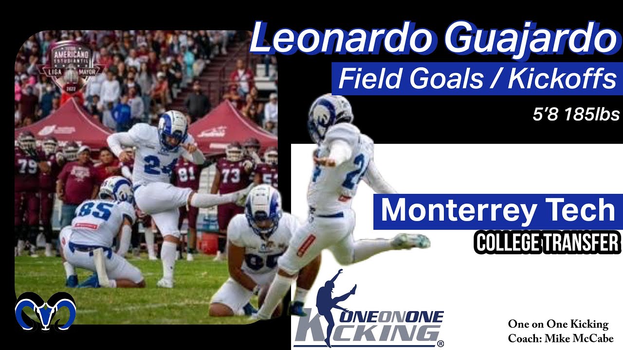 Leonardo Guajardo - Field Goal / Kickoffs 2024 NFL Draft Eligible - YouTube