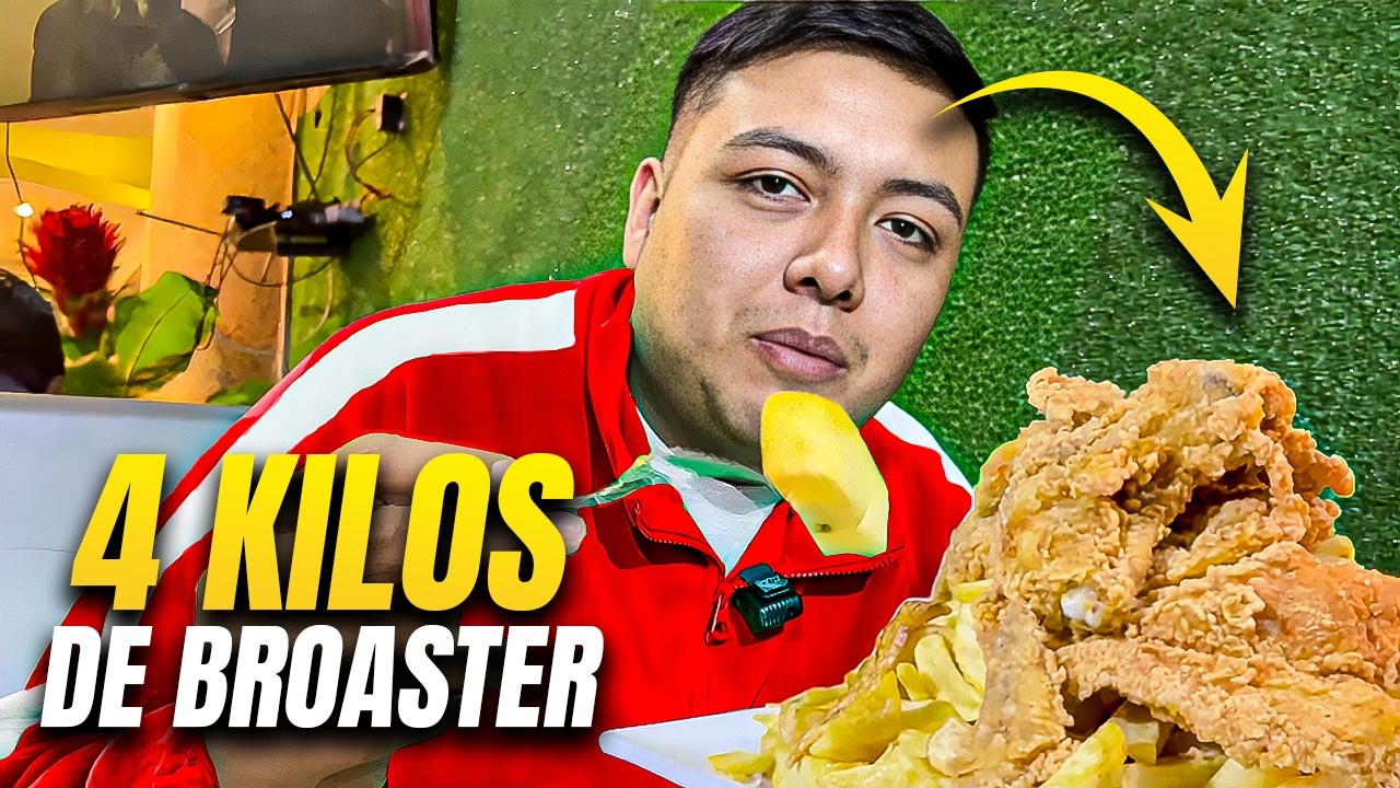 El POLLO BROASTER más grande del PERÚ🐥🍗 - YouTube