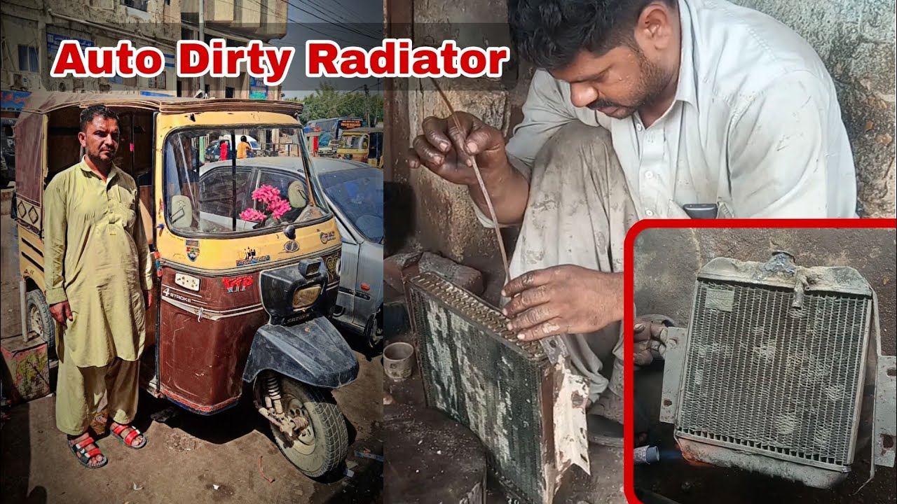 How to resort an old radiator | Raksha Dirty Radiator Restoration - YouTube