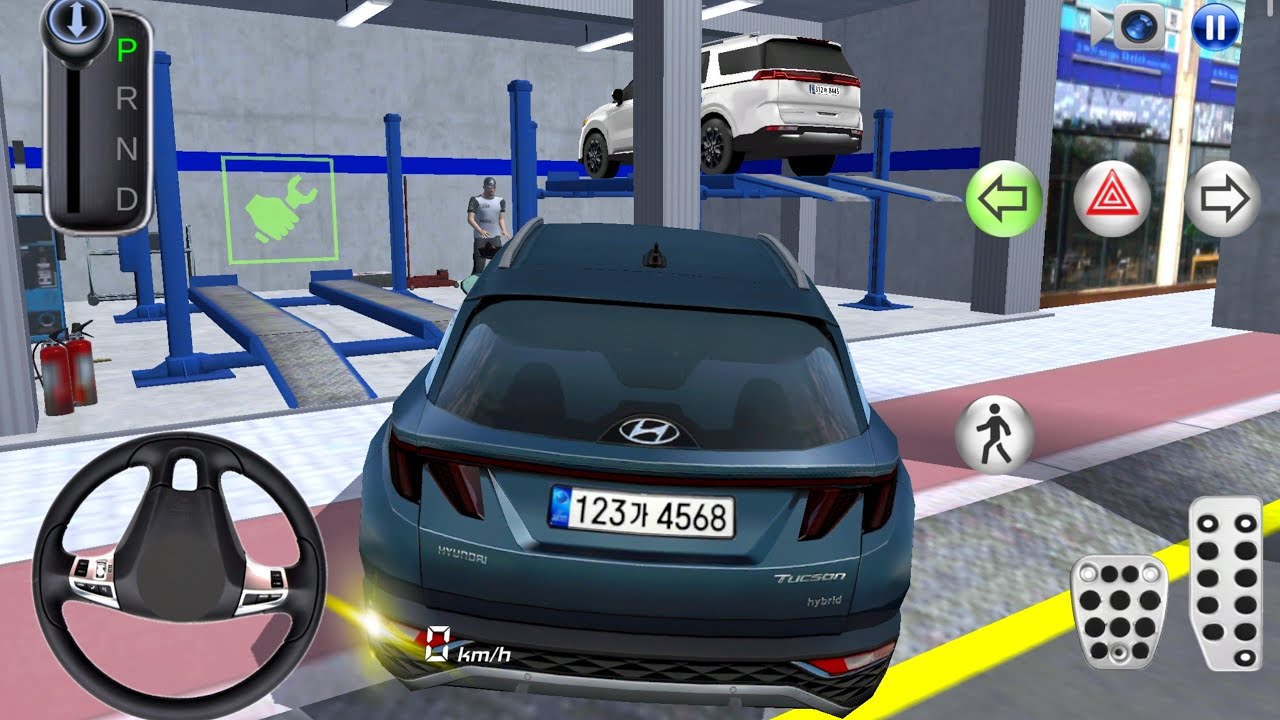 3d Driving Class Train - Repaired Hyundai Tucson VS Train - Car Game ...