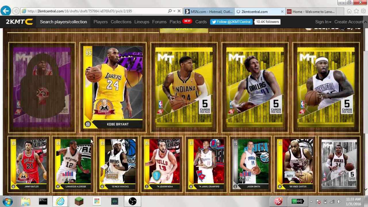 2K Draft Part One - YouTube
