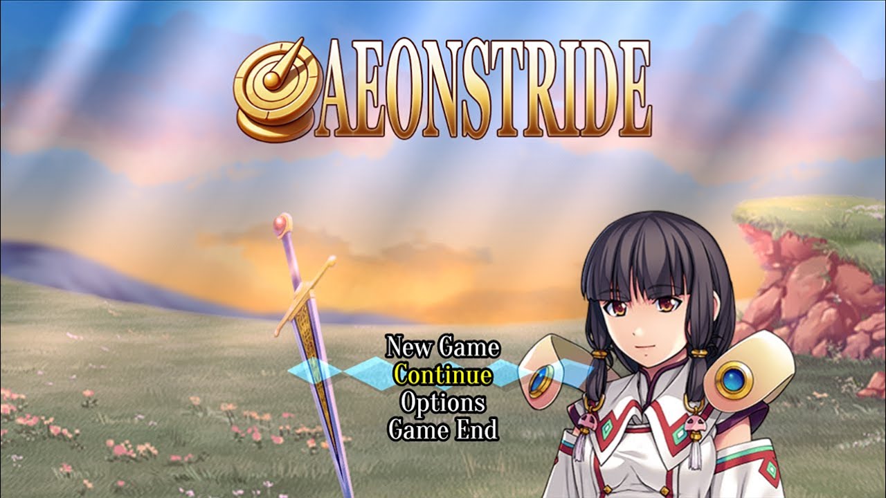 Aeonstride - Animated Title Screen - RPG Maker MZ - YouTube