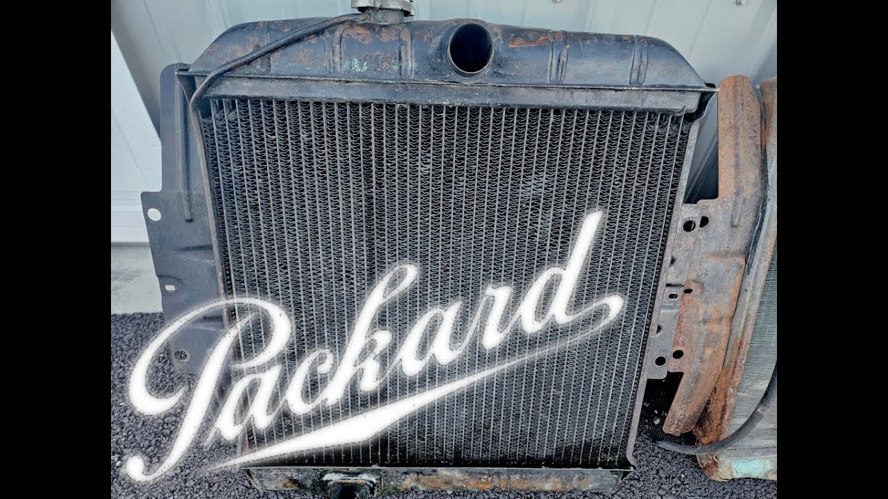 Packard Radiator Repair - YouTube