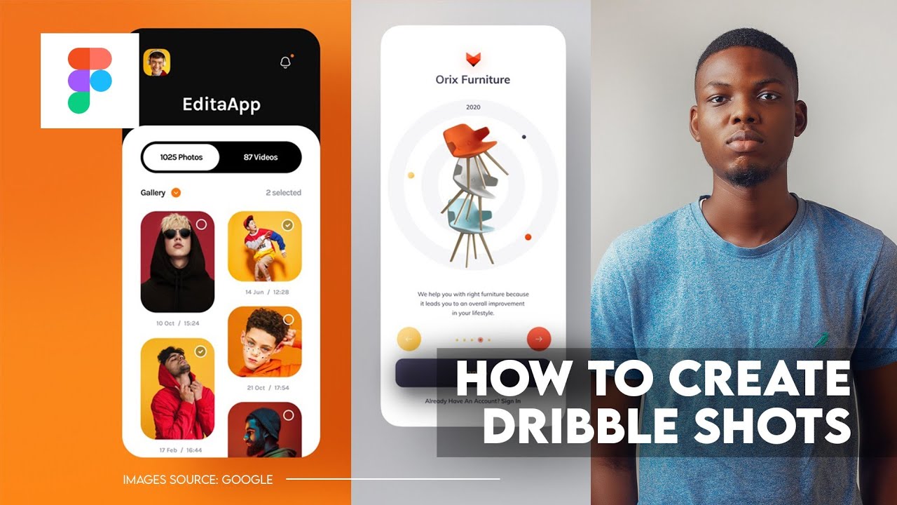 UI/UX TUTORIAL: How to Create Dribble Shots. - YouTube