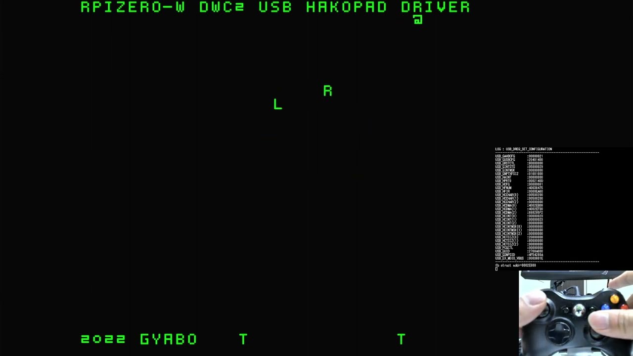 Raspberry Pi Zero W Dwc2 Usb Tentative Baremetal Driver For Game Controller Youtube