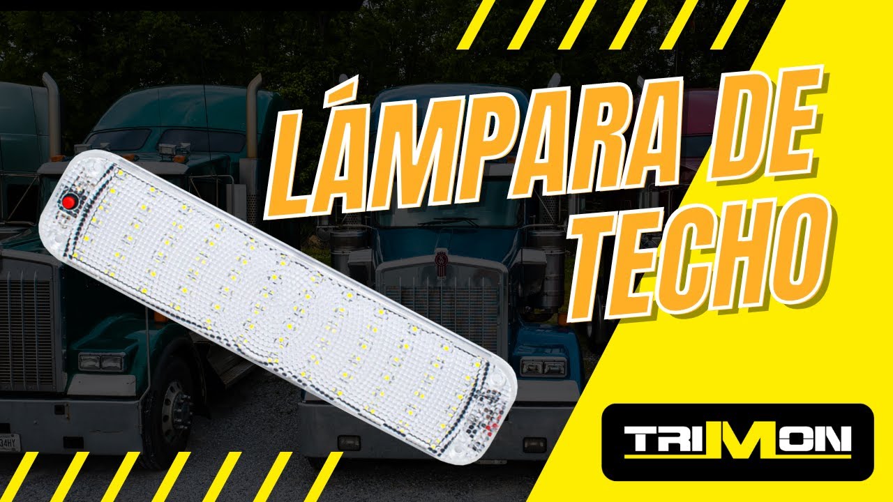 💡 LÁMPARA DE TECHO LED LARGA | ILUMINA CON ESTILO Y POTENCIA | TRIMON ...