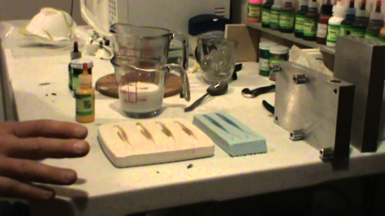 Soft Plastic Hand Pour Part 1 - YouTube