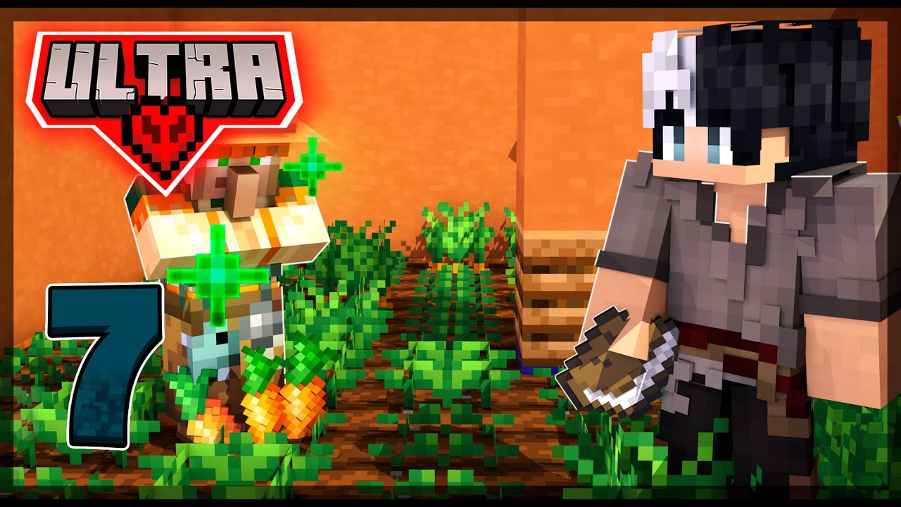 FARM DE VILLAGER! MINECRAFT ULTRA HARDCORE EP: 7 - YouTube