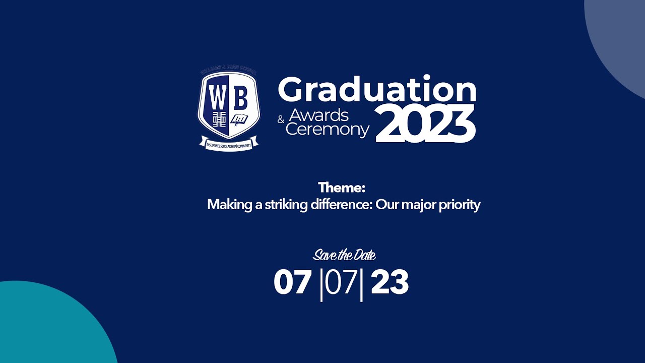 WB School Graduation Promo 2023 - YouTube