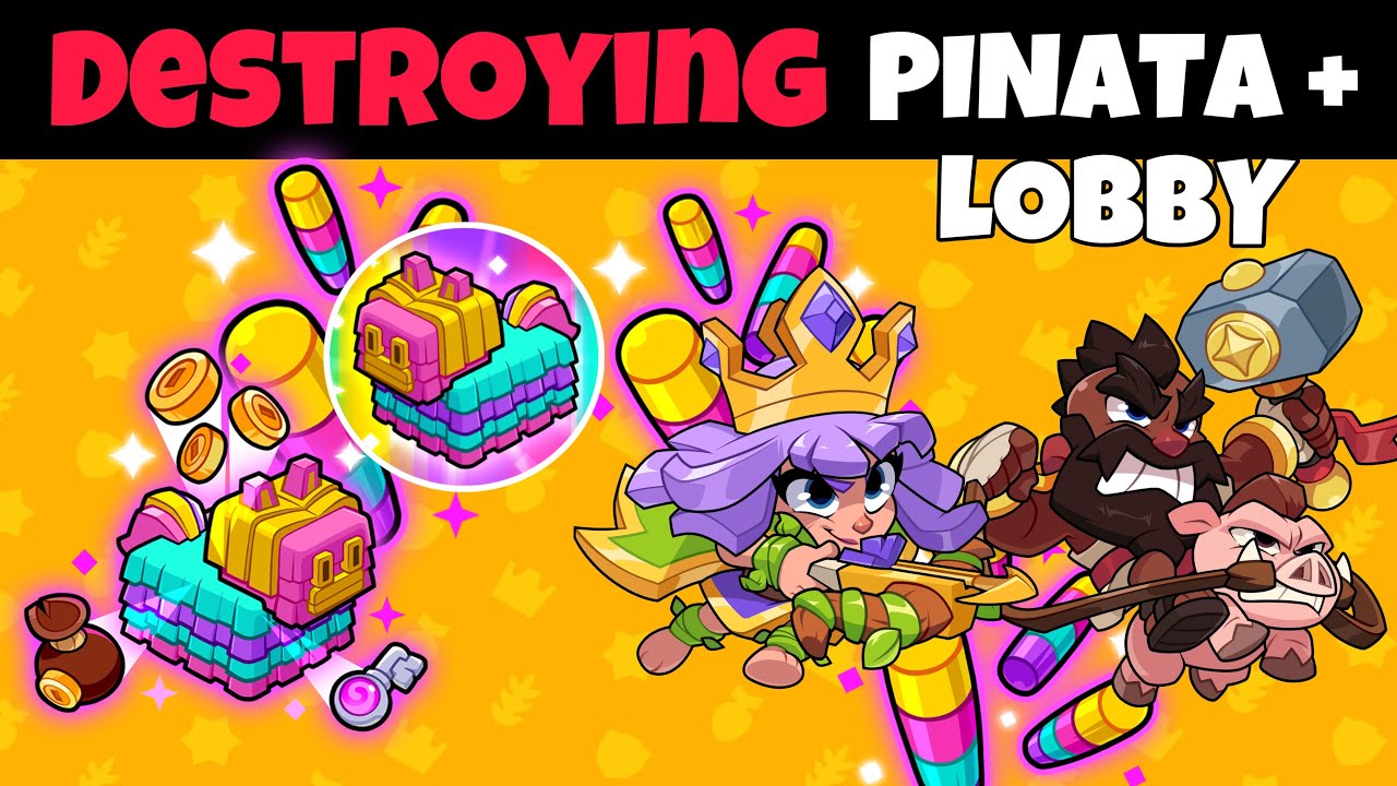 MAX Pinata Sticks Challenge! 🎉 How Many Can I Collect? (Squad Busters ...