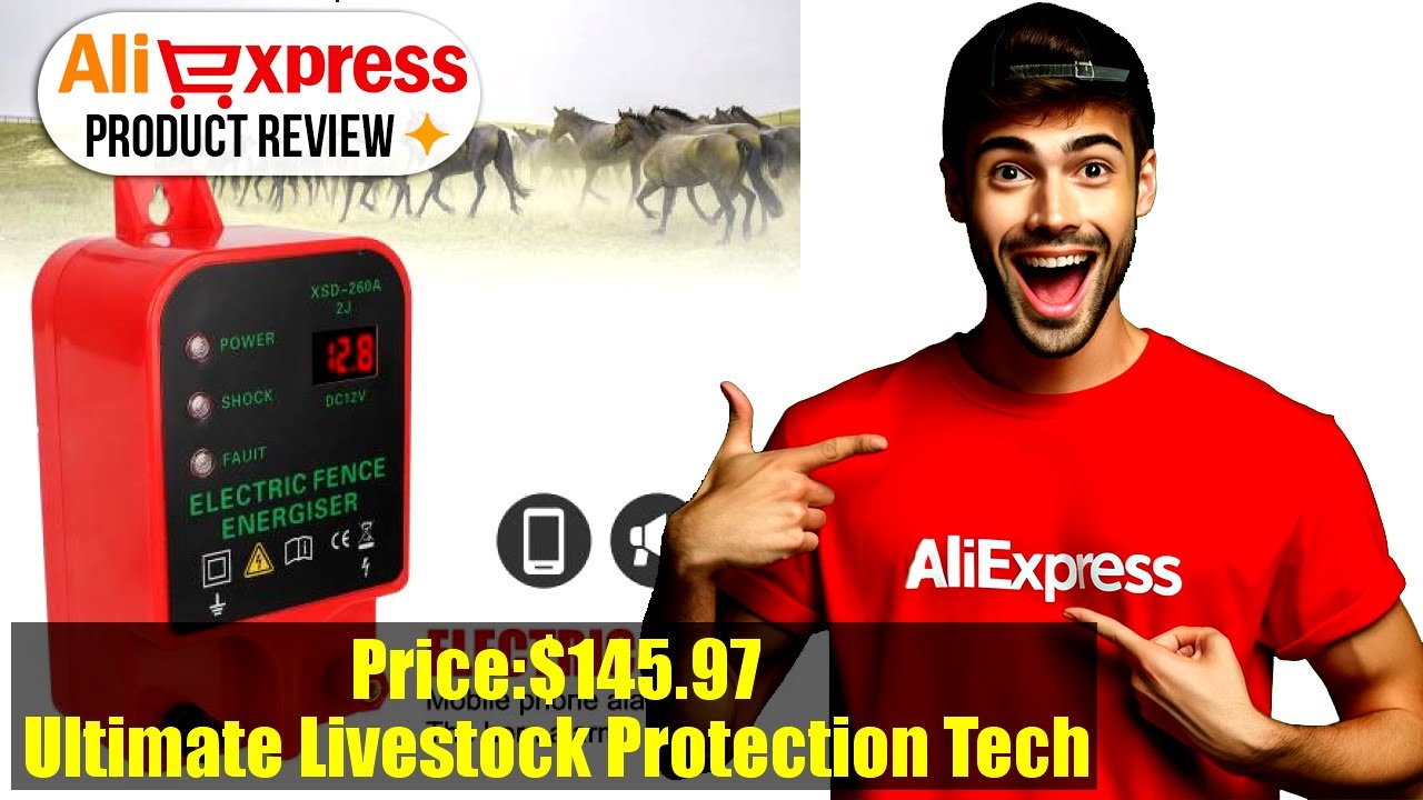 Unboxing and Review: Livestock High Voltage Pulse Controller with 10KM ...