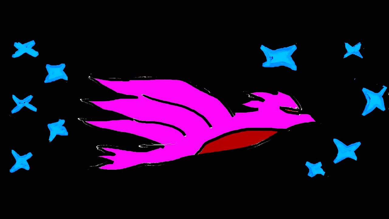 My attempt to make my drawing of a purple bird flap its wings - YouTube