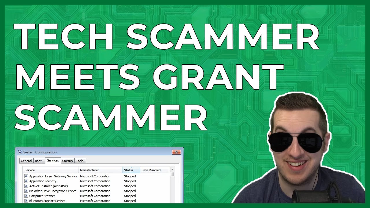 Unhappy Tech Scammer Meets Grant Scammer [Highlight] - YouTube