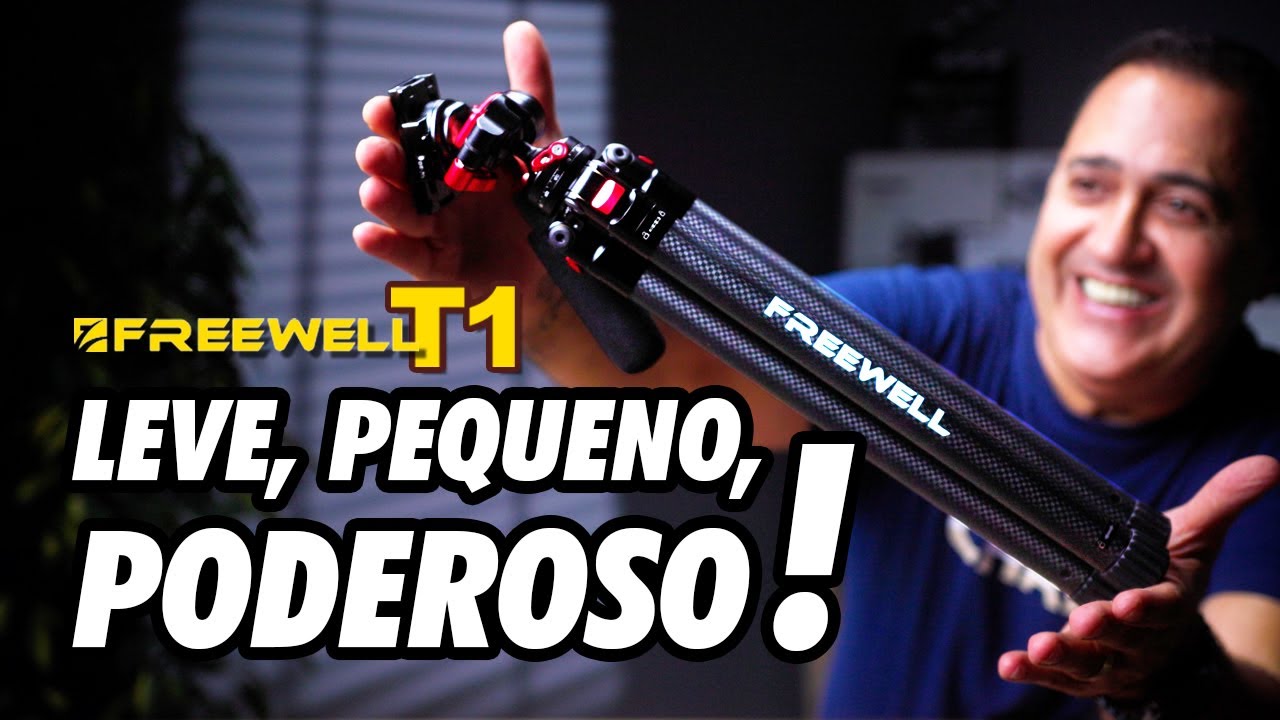 O MENOR e mais PODEROSO TRIPÉ do MUNDO: FREEWELL T1 - YouTube