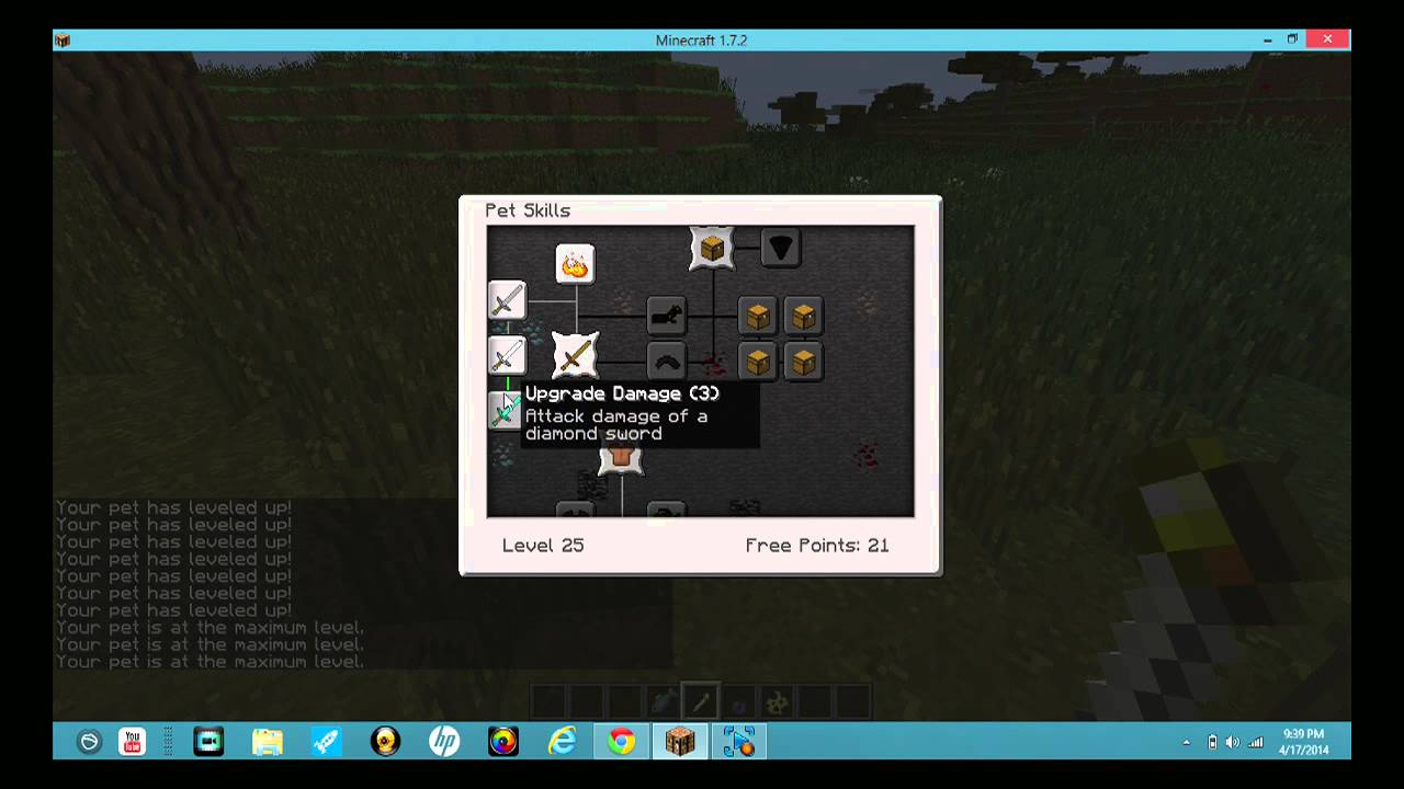 Minecraft: Useful Pets Mod (1.7.2) - YouTube