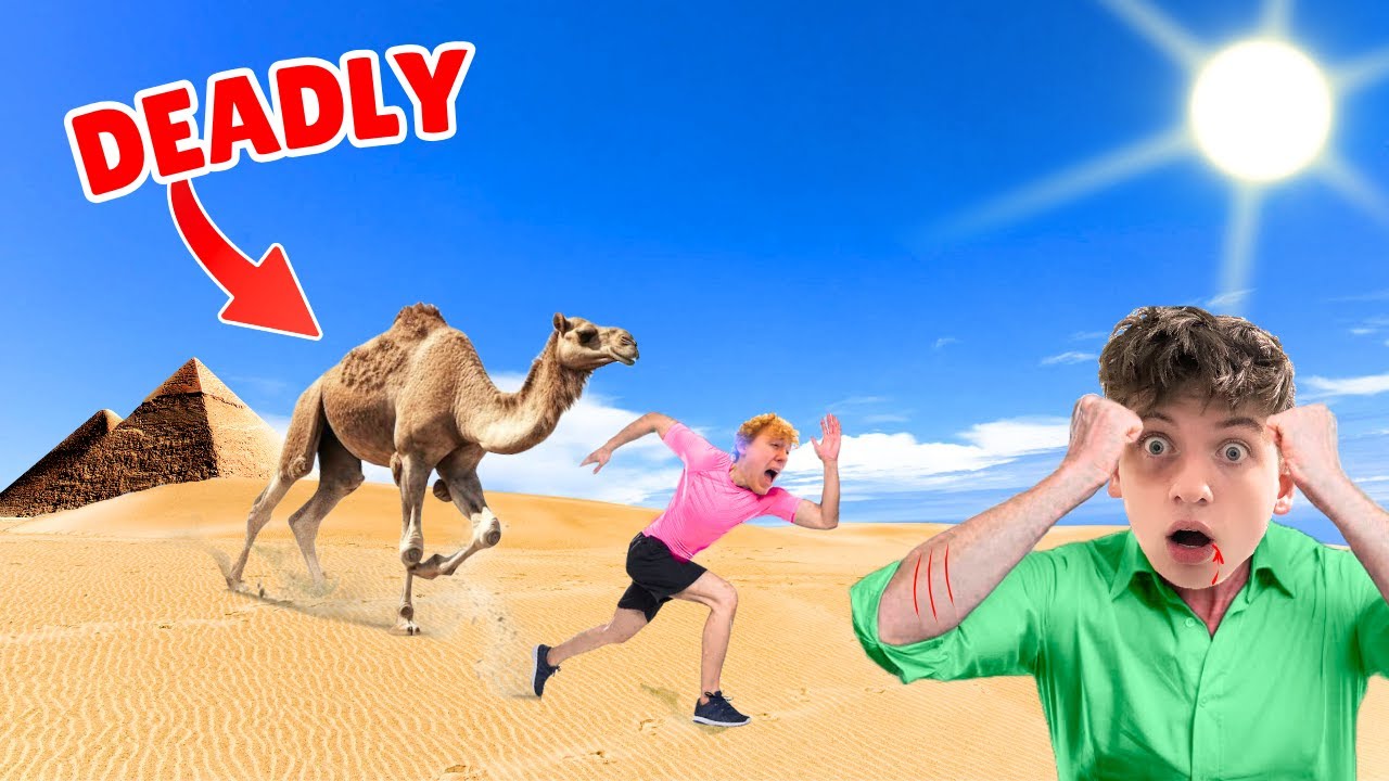 SURVIVING 24 HOURS ON MOST DEADLY DESERT - YouTube