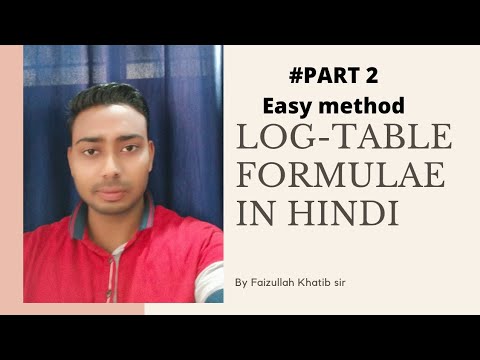 #FK_Physics part:2 Log-Formula || Find Log with the help of formula ...
