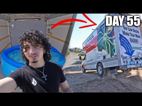 POOL IN THE BACK OF A U-HAUL