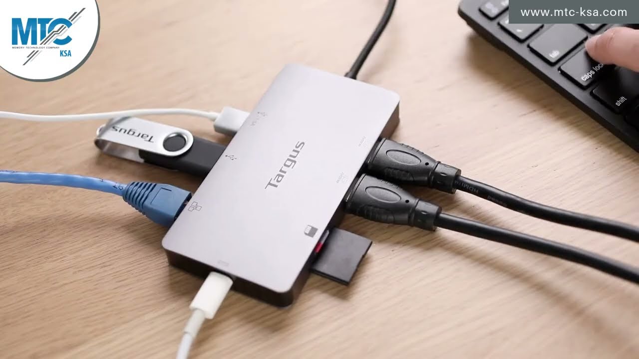 Targus USB-C Dual HDMI 4K Docking Station | DOCK423EU | Dual Monitor ...