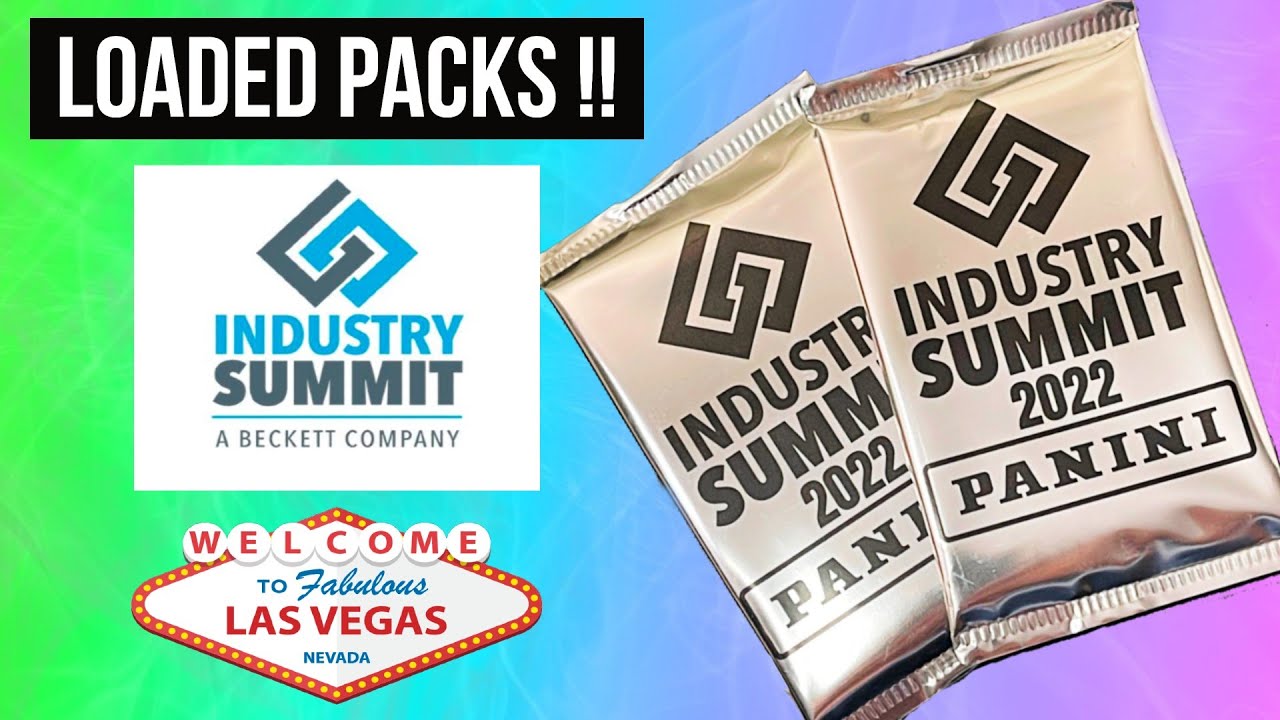 CRAZY PACKS !! 2022 Industry Summit Panini Promo Pack Opening ! - YouTube
