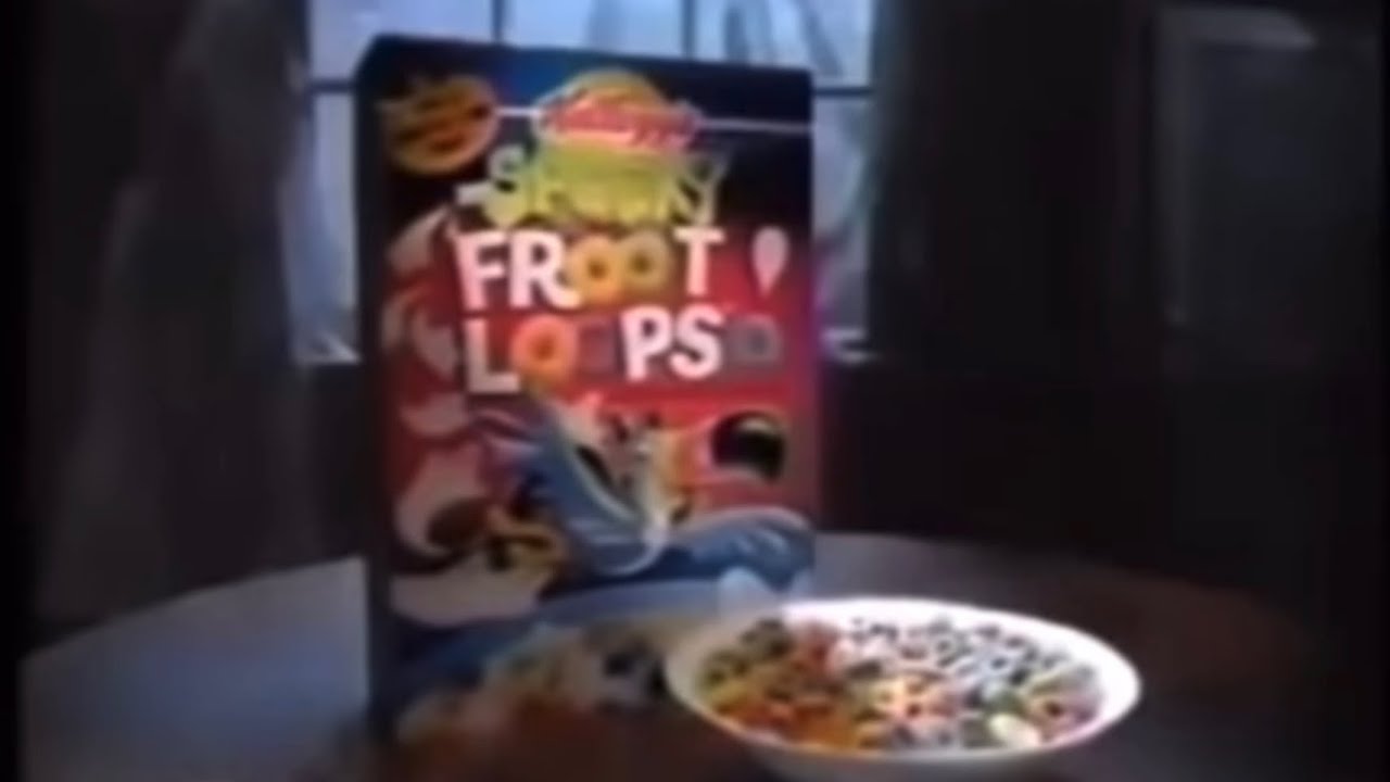 1996 Kellogg's Spooky Fruit Loops Cereal Commercial - YouTube