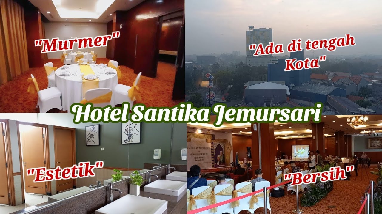 REVIEW BALLROOM & KAMAR HOTEL SANTIKA JEMURSARI SURABAYA😎 - YouTube