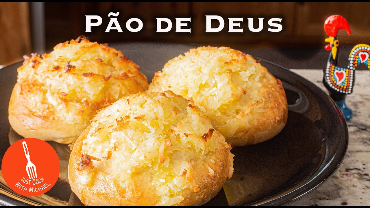 Pão de Deus (Portuguese bread for God - Pao por deus) - YouTube