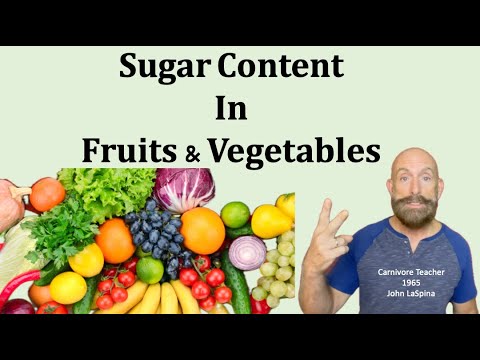 Exploring Sugar Content in Fruits and Vegetables: Insights and ...