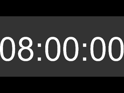 8 Hours Countdown Timer - YouTube