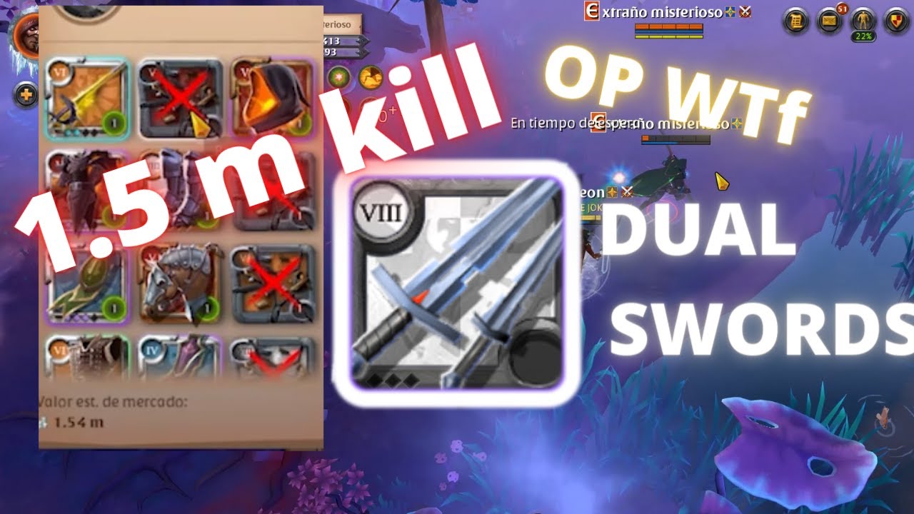 1.5 M kill with the DUAL SWORDS build in the SOLO mist I Espadas dobles ...